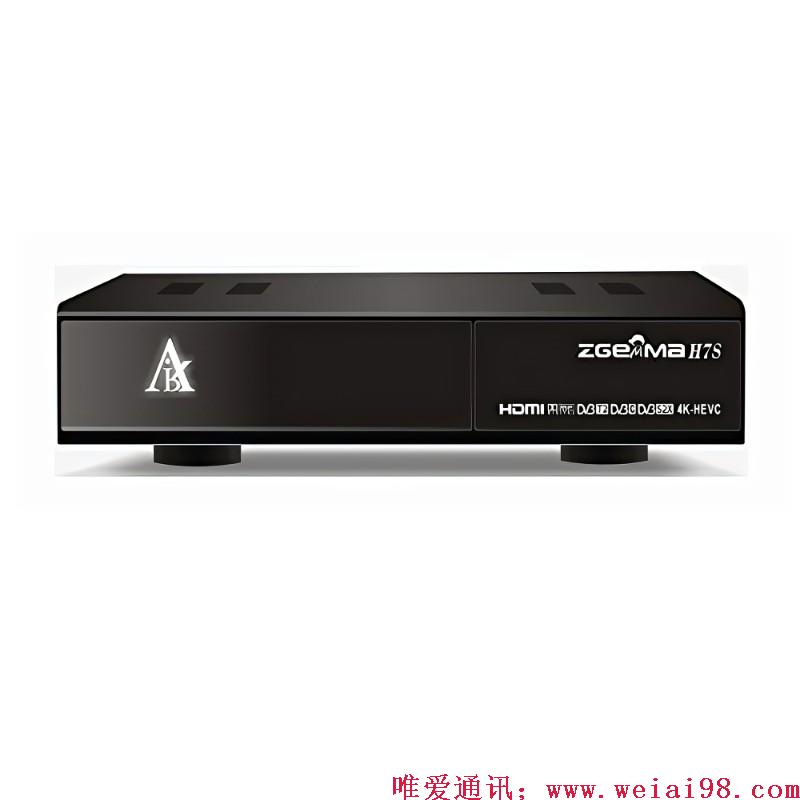 Zgemma H7S AVS+ 4K UHD高清机 E2系统 卫星+有线 博通芯片 双路信号输入 支持H.265 支持PV硬解 - 深圳唯爱电子国际通讯公司