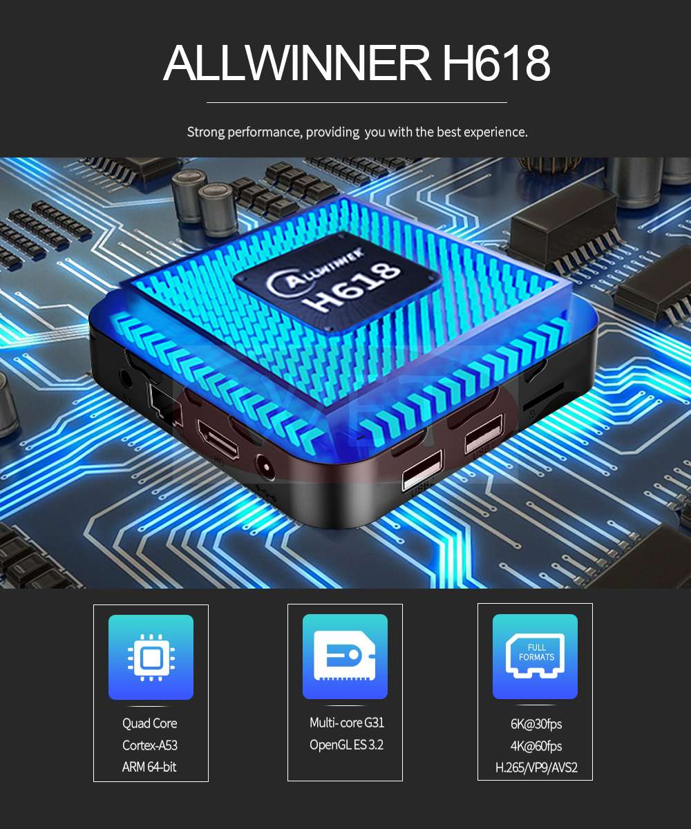 T95MAX 安卓12.0全志H618智能高清网络电视机顶盒wifi6外贸热销 2G+16G - 一站式卫星通讯设备及多元产品，抗 5G 干扰 ...