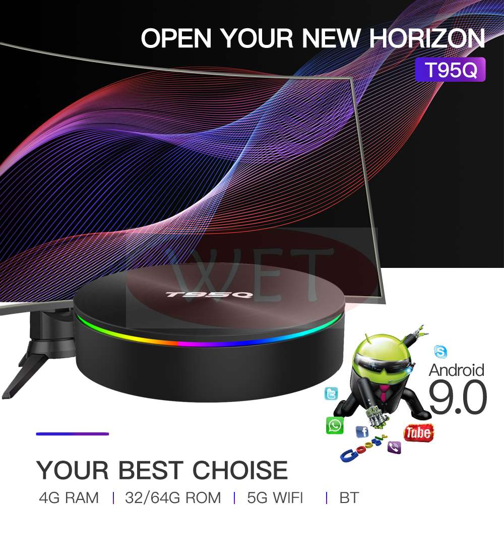 T95Q S905X3 TV BOX 安卓机顶盒 电视盒子PK HK1 X3 KM1 AT KM3 - 深圳唯爱电子国际通讯公司